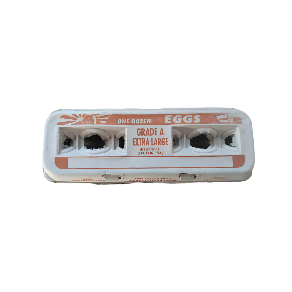 Grade A Extra Large Egg Cartons | 250 Pack